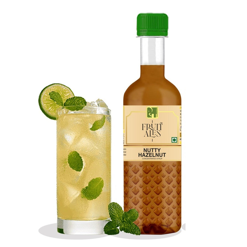 Nutty Hazelnut Mocktail Syrup 300ml – Dhampur Green