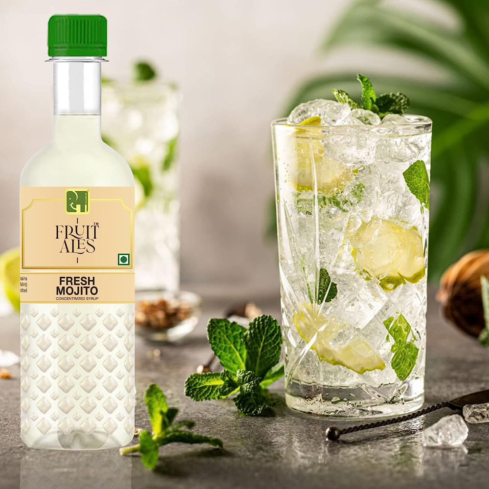 Mocktail Syrup Mixer - Blue Curacao, Fresh Mojito & Lemonade Flavourin ...
