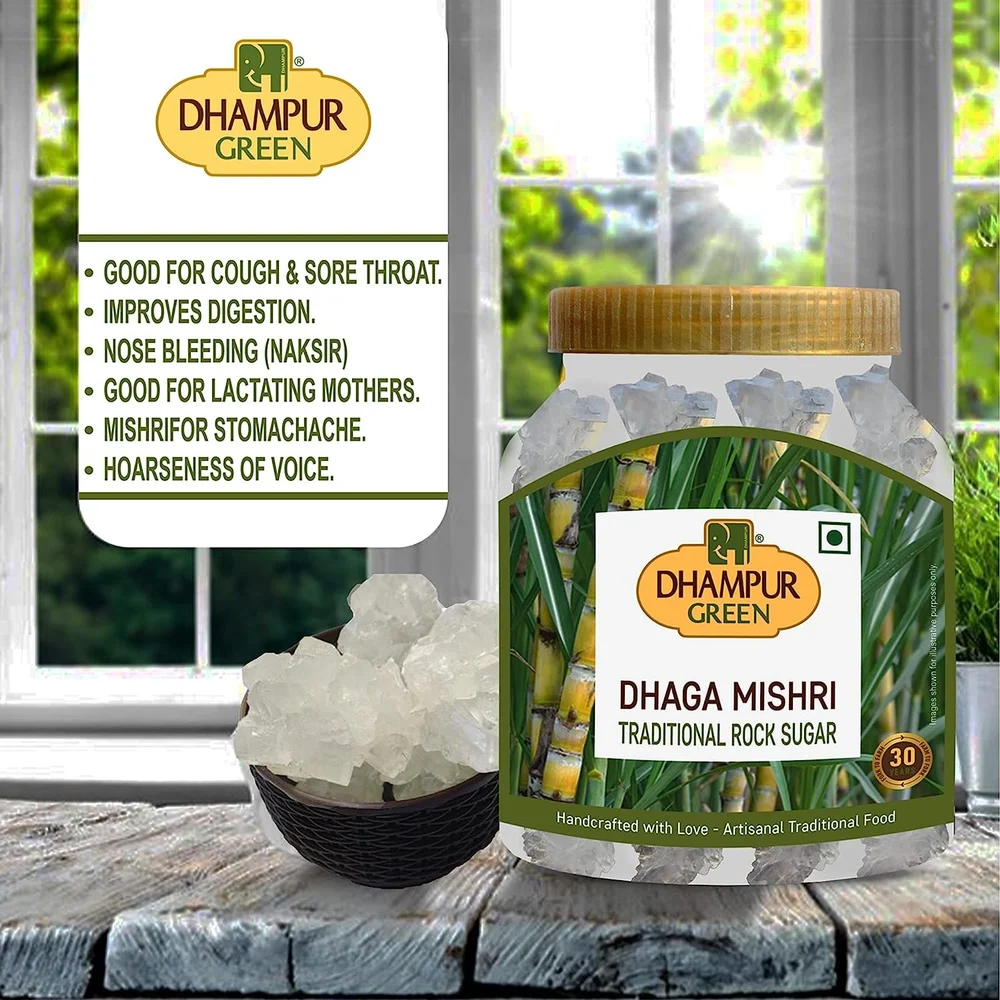 Dhaga Mishri 750gm – Dhampur Green
