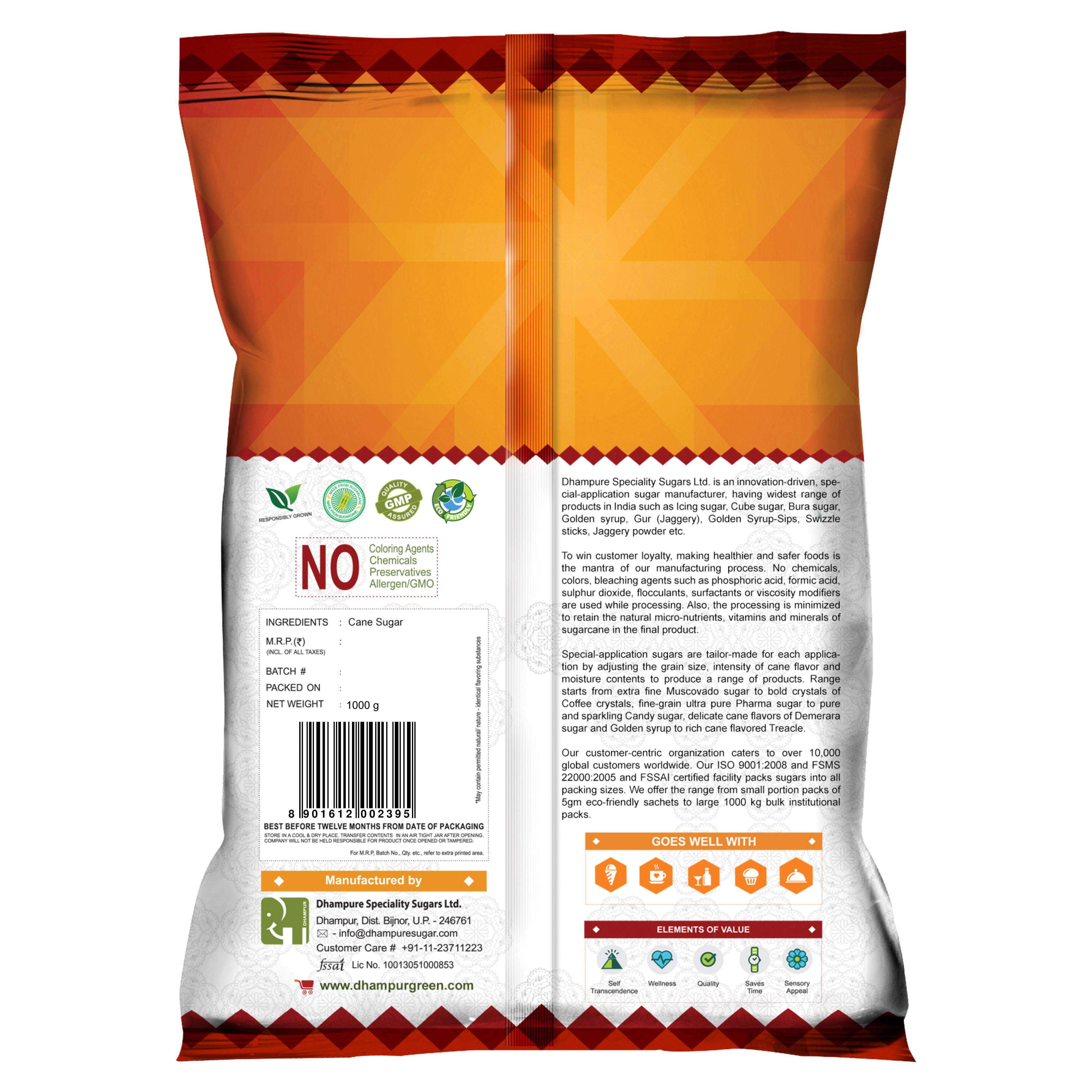 Buy Best Bura Sugar 1kg Online - DhampurGreen – Dhampur Green