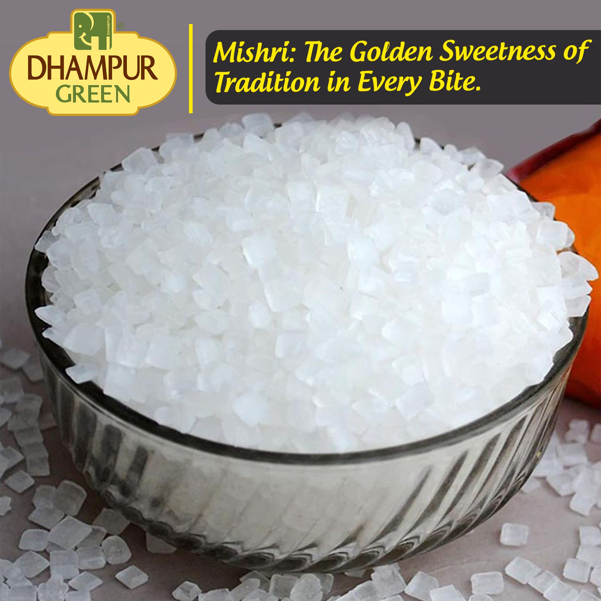 Candy Sugar ( Mishri ) 800gm – Dhampur Green