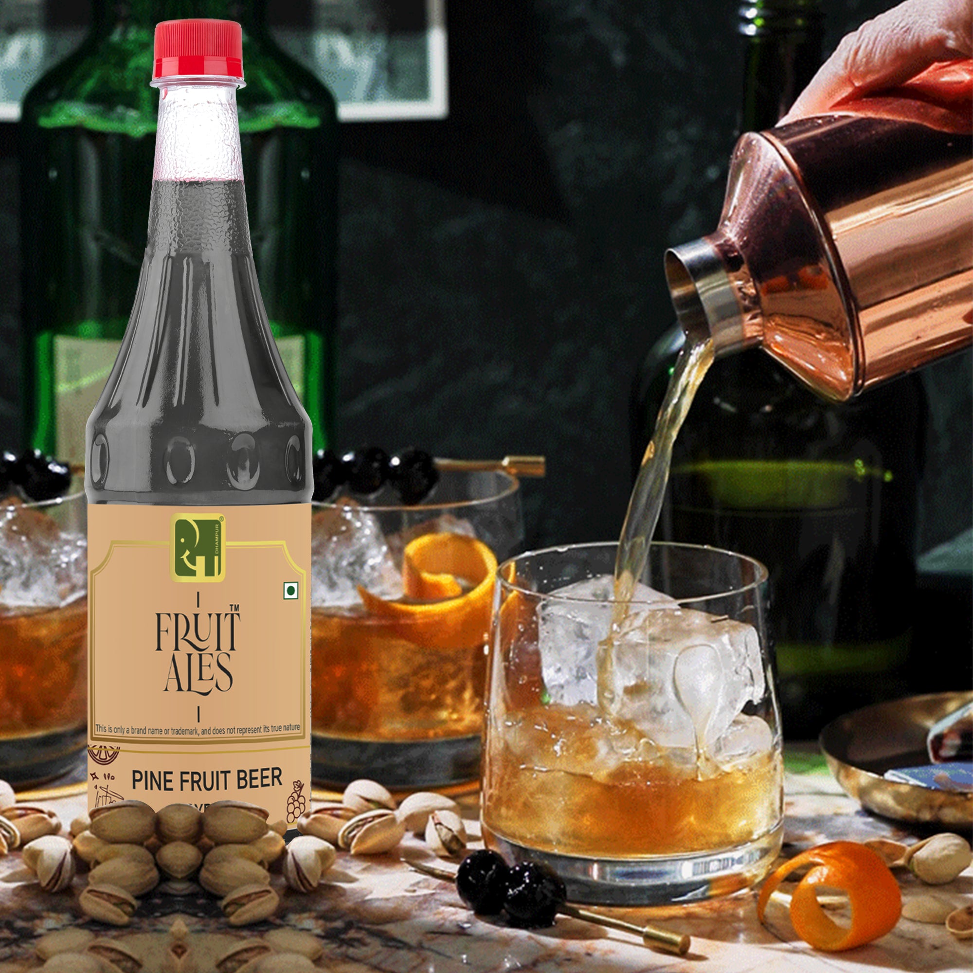Buy Online Pine Fruit Beer Mocktail Syrup, 735ml – Dhampur Green