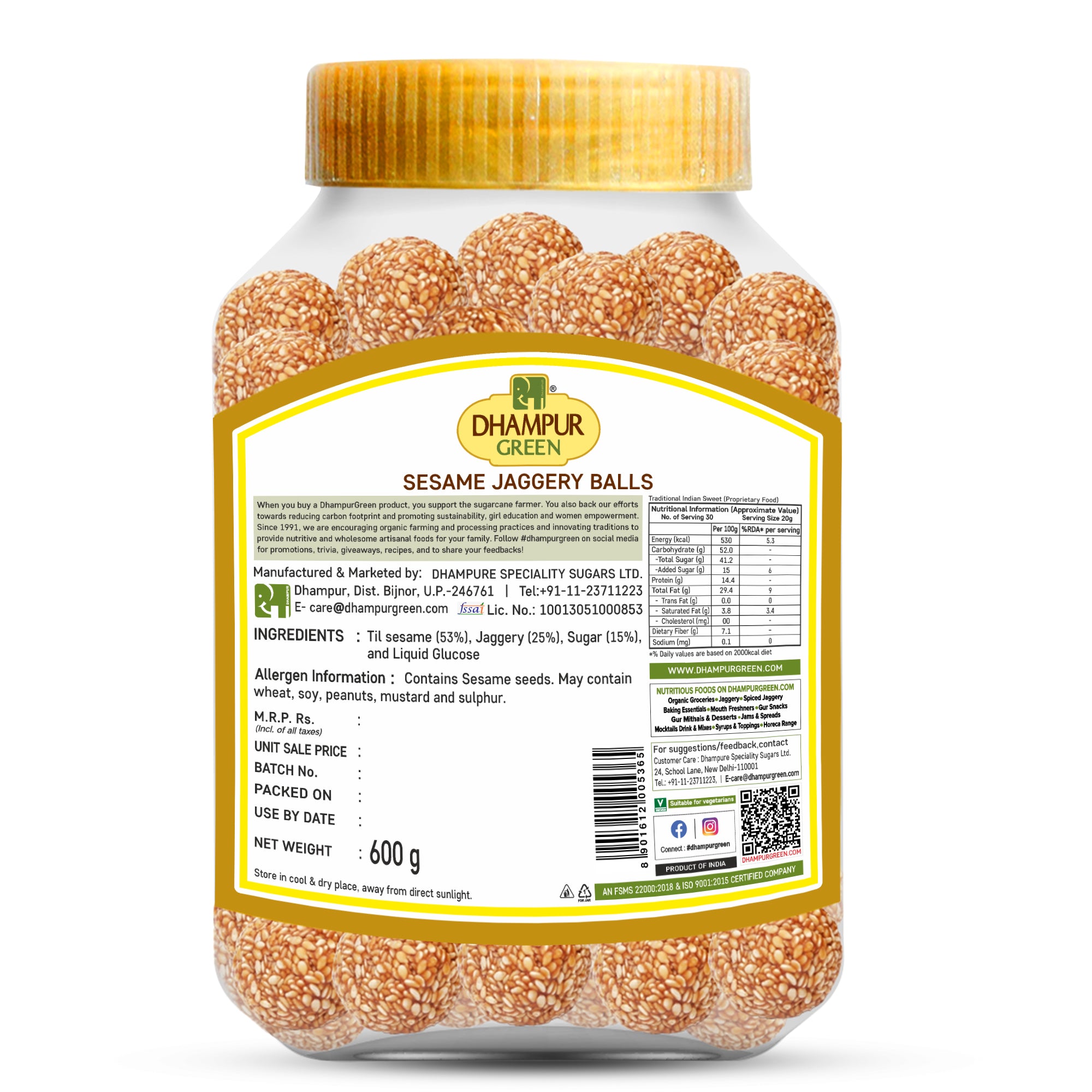 Jaggery Desserts / Mithais – Dhampur Green