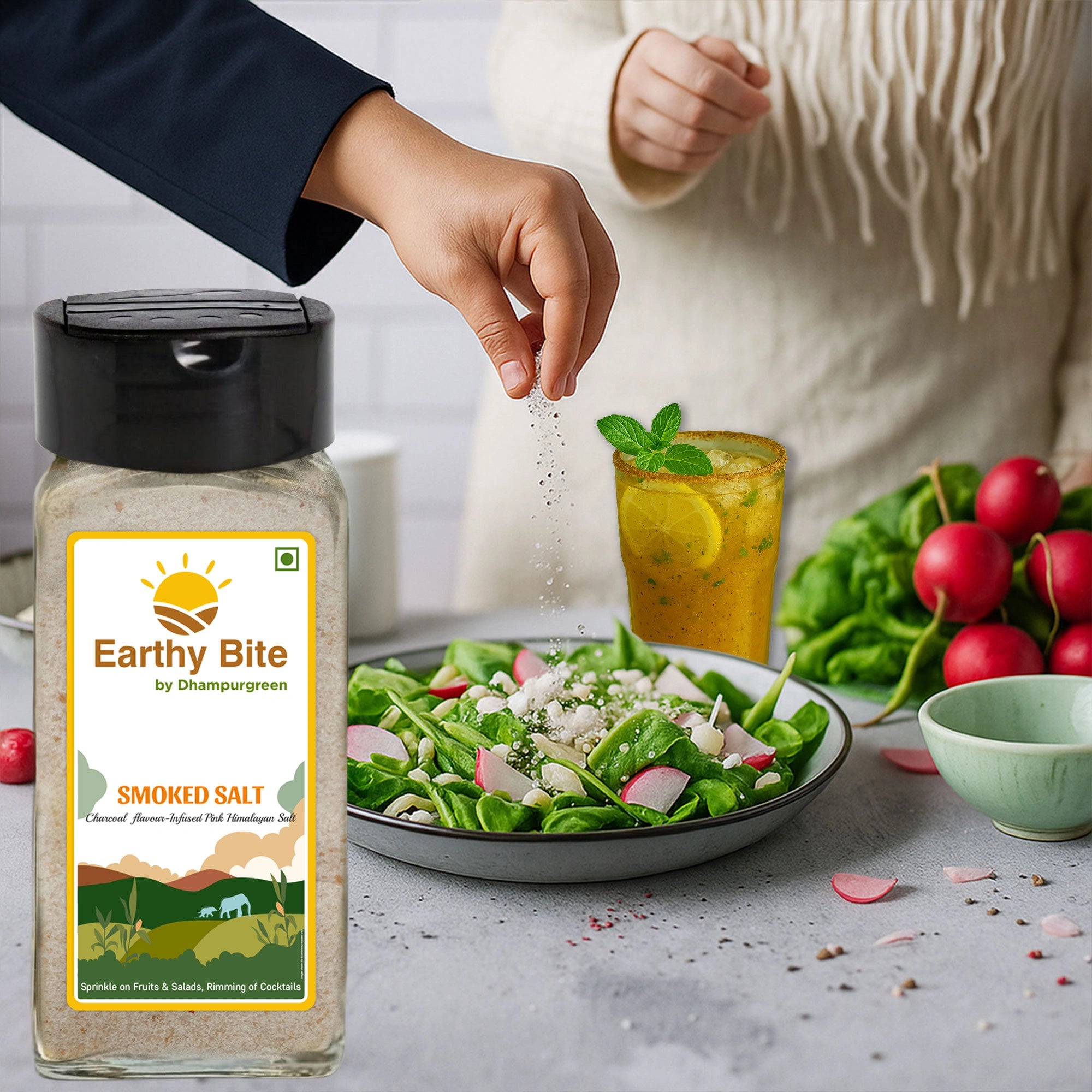 Smoked Salt – Shop Premium Salt Online | Dhampur Green