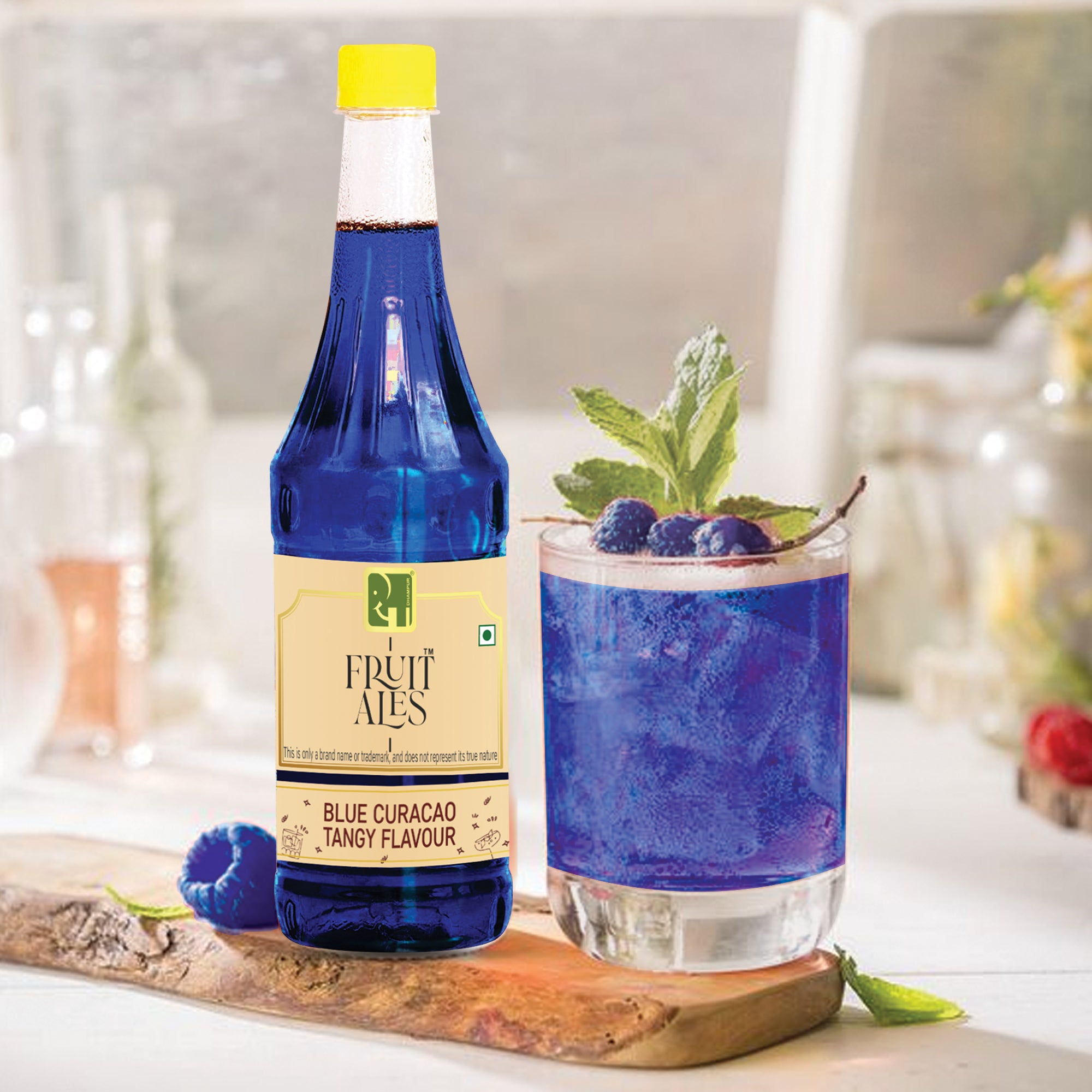 Dhampur Green - Tangy Blue Curacao Syrup